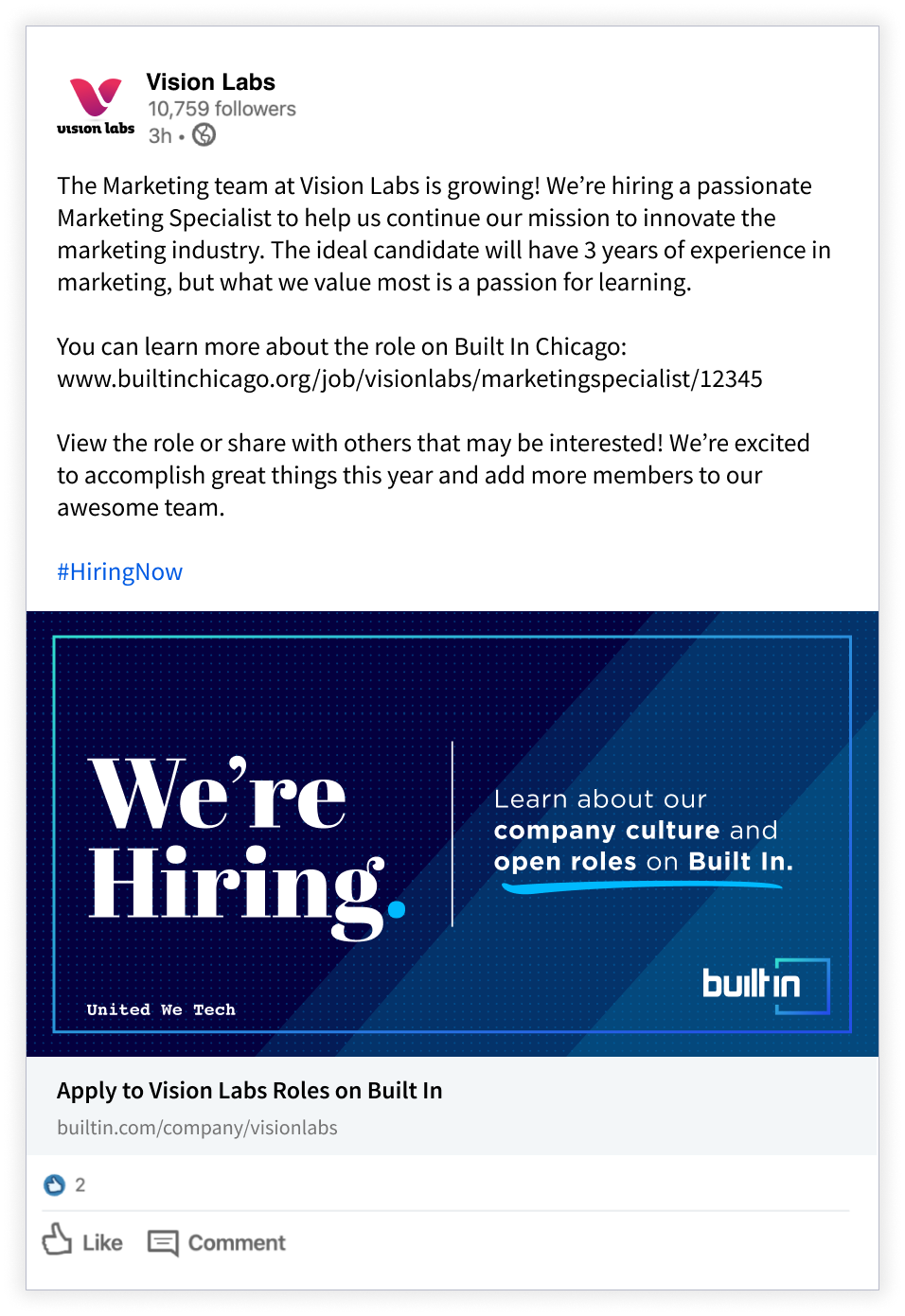 Jobs Campaign - Built In for Employers